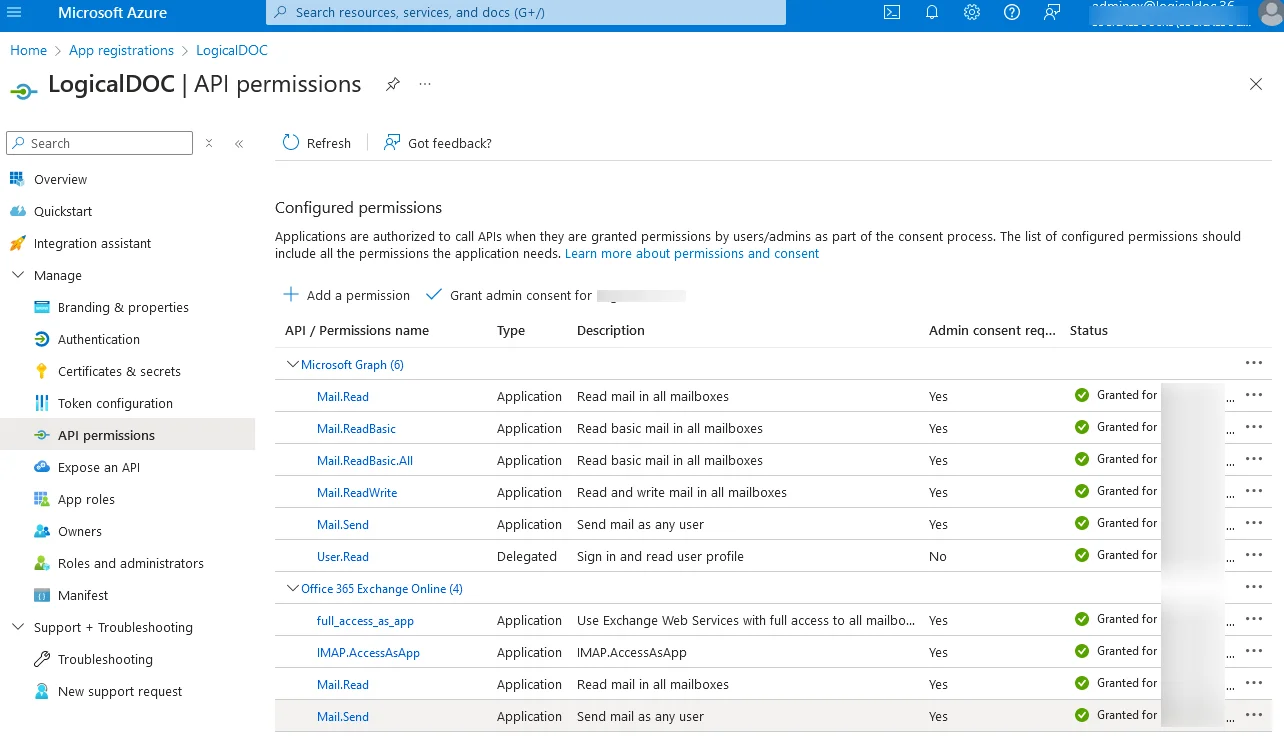 Microsoft 365 - LogicalDOC Documentation
