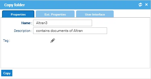 Copy a Folder - LogicalDOC Documentation