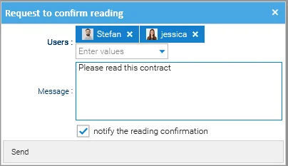 Reading Confirmation - LogicalDOC Documentation
