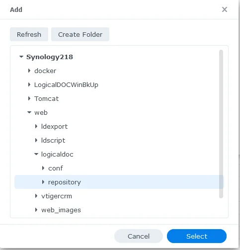 Install on Synology - LogicalDOC Documentation
