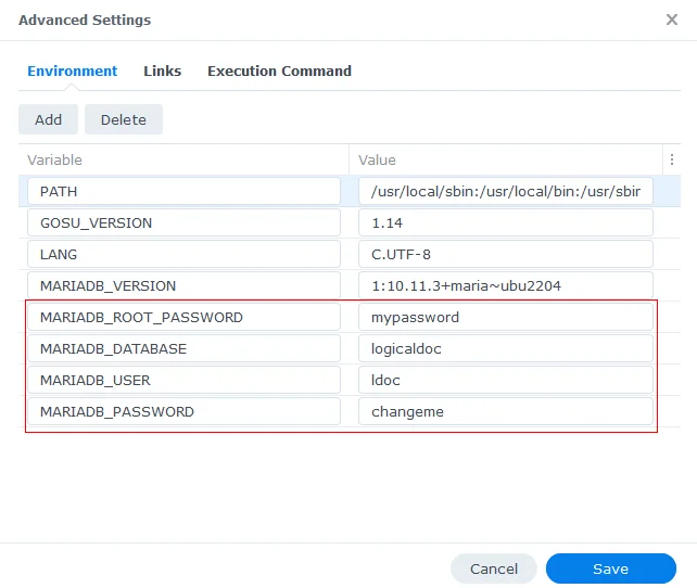 Install on Synology - LogicalDOC Documentation